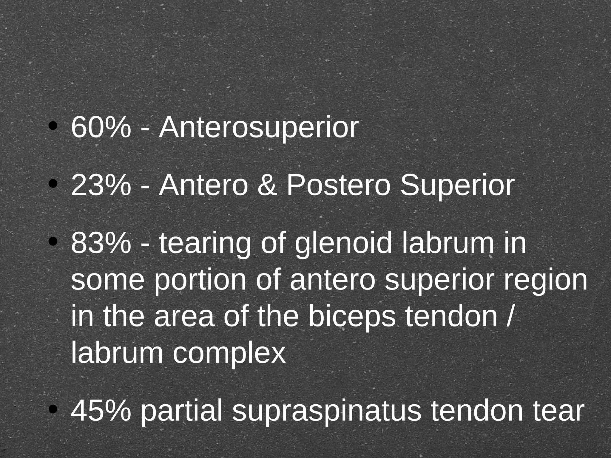 SLAP Tears repair vs tenodesis | PPT