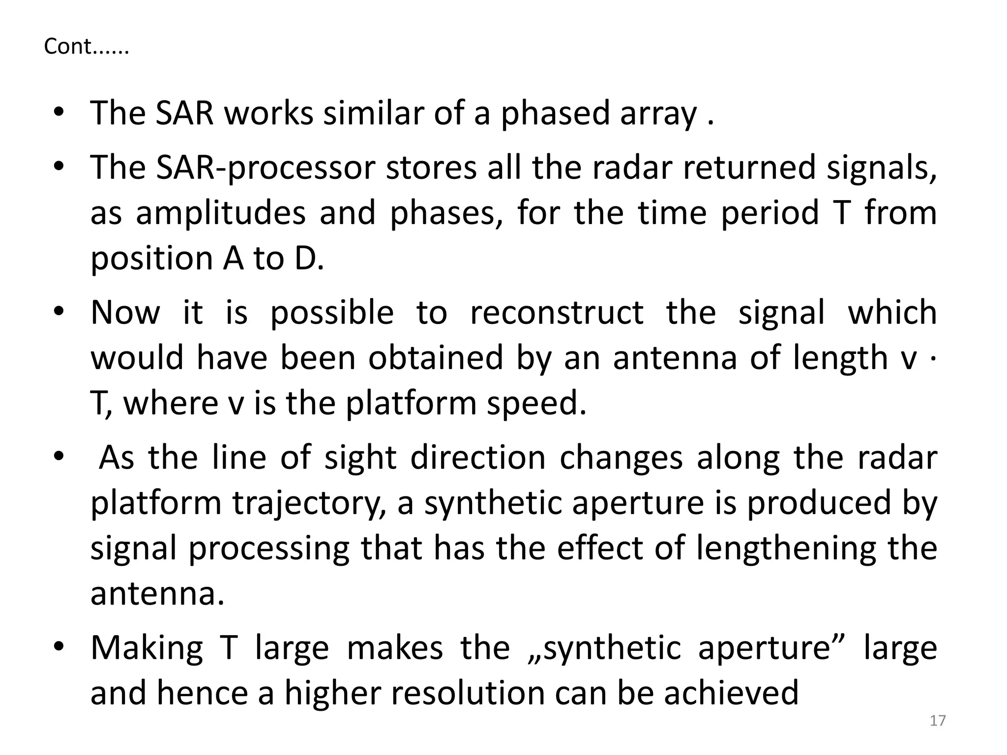 side-looking airborne radar | PPTX