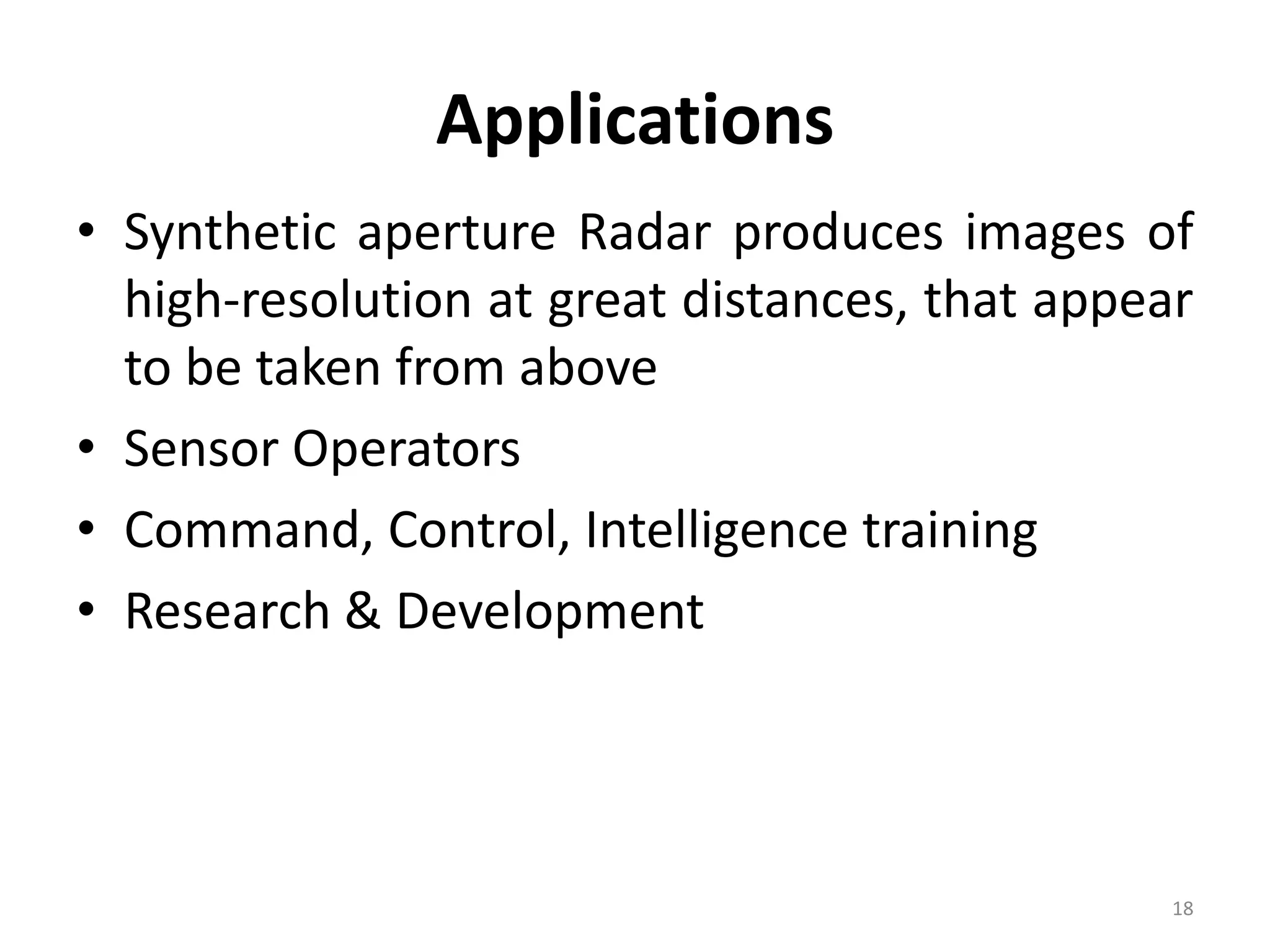 side-looking airborne radar | PPTX