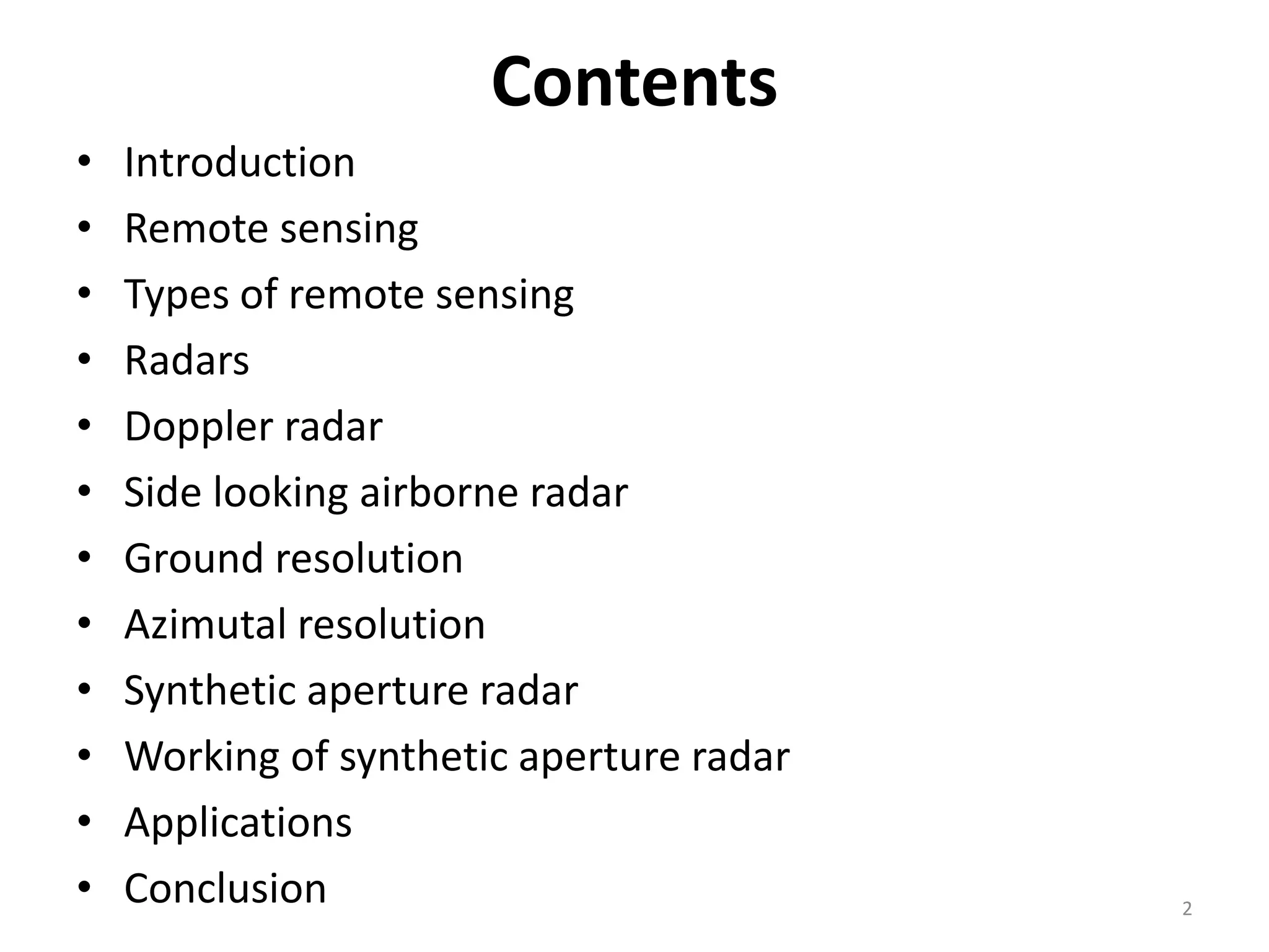 side-looking airborne radar | PPTX