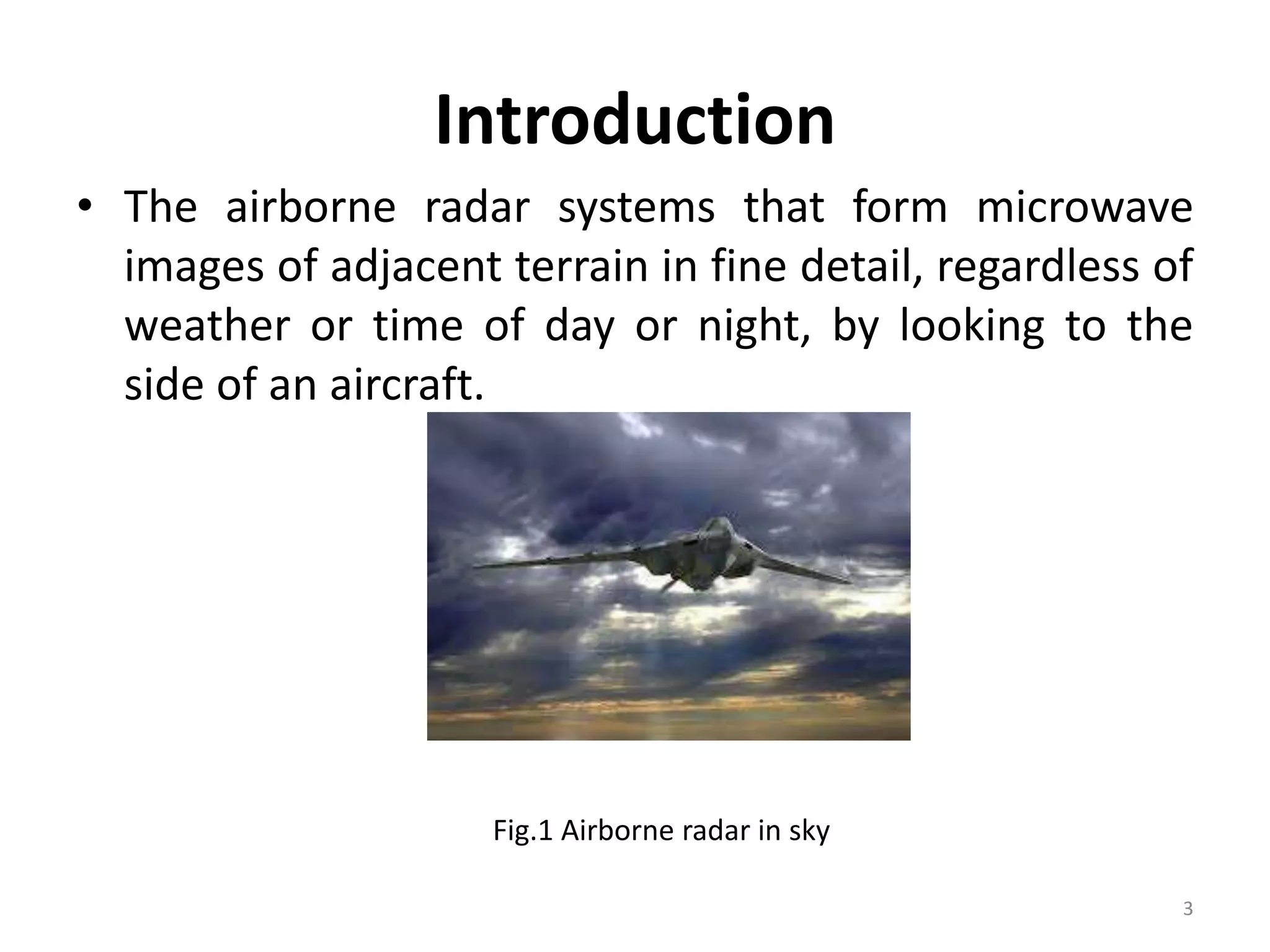 side-looking airborne radar | PPTX