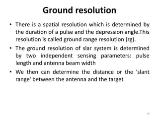side-looking airborne radar | PPTX