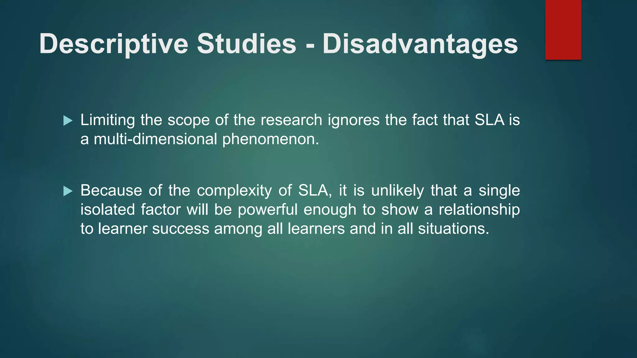 SLA Research Methodology Trends | PPTX