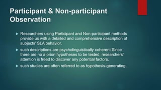 SLA Research Methodology Trends | PPTX