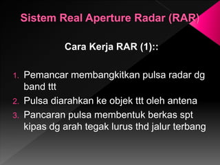 Slar side looking airbone radar | PPTX