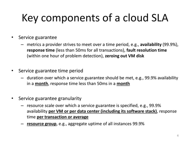 Cloud SLAs: Present and Future | PPT