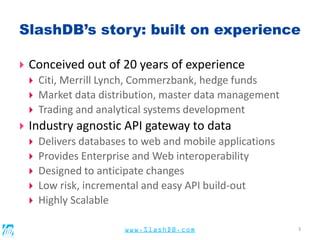 Data APIs as a Foundation for Systems of Engagement | PPT