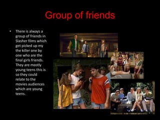 Slasher Codes and Conventions | PPTX | Movies | Entertainment