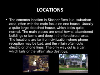 Slasher Films Codes and Conventions | PPT | Horror | Genres