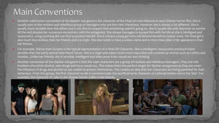 Slasher conventions | PPTX