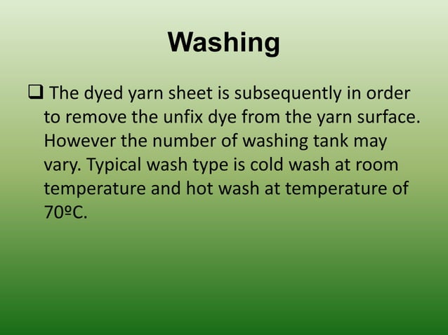 Slasher dyeing machine | PPTX | Needlework | Arts and Crafts