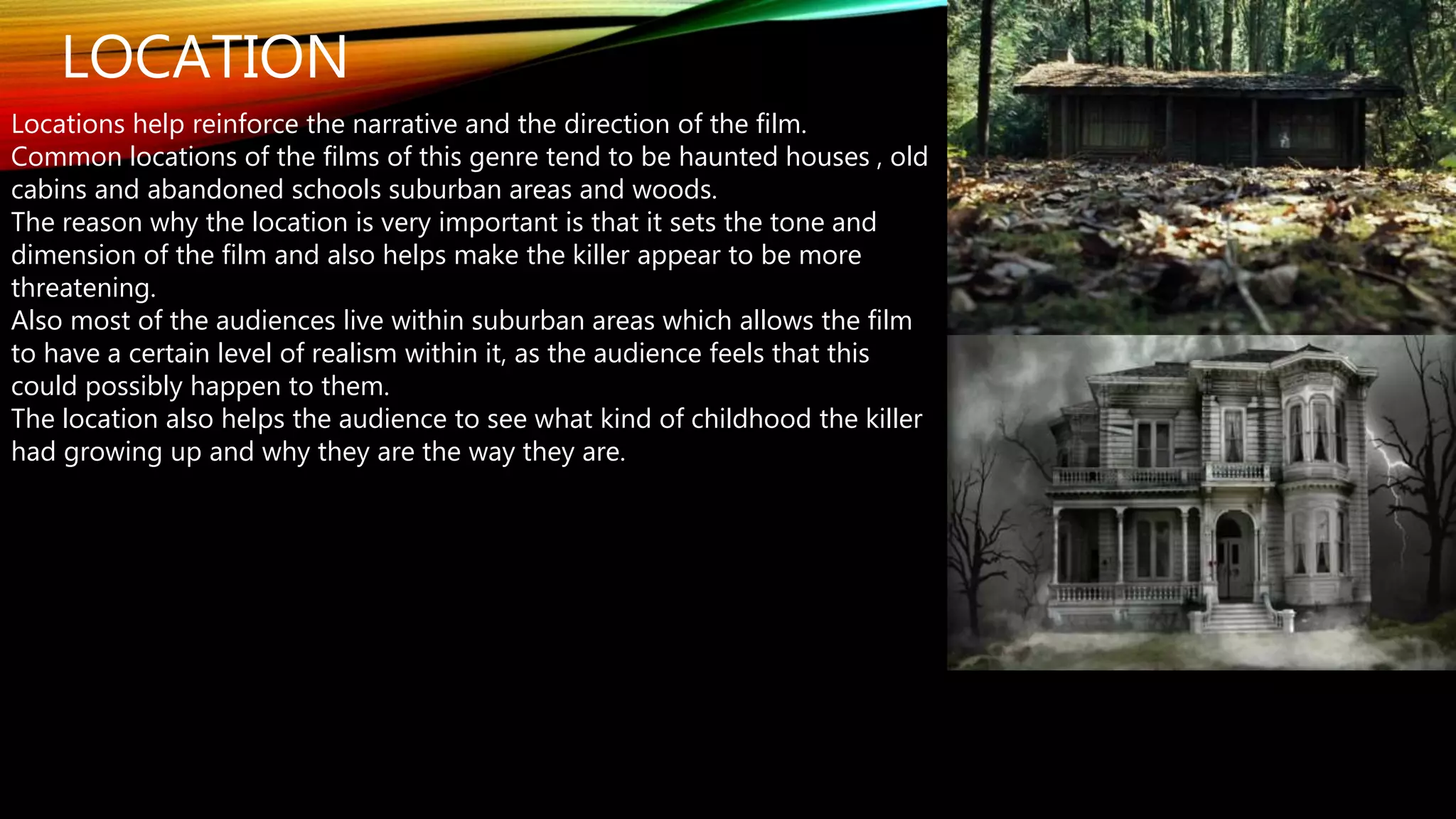 Research of slasher movie tropes | PPT