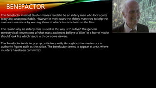 Research of slasher movie tropes | PPT