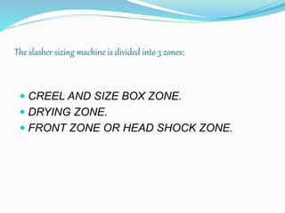 Slasher sizing machine | PPTX