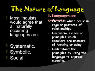 the linguistics of second linguistics acquisition | PPT