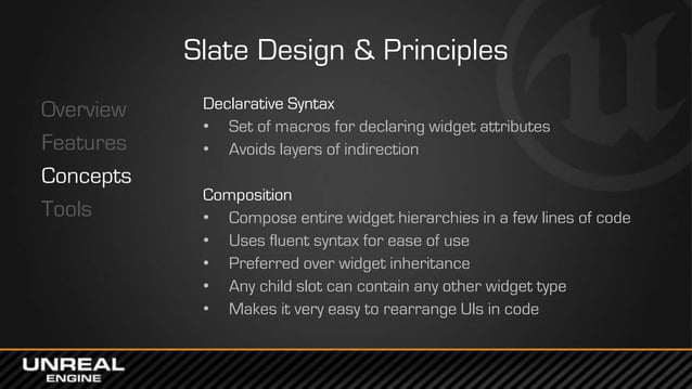 East Coast Devcon 2014 The Slate Ui Framework Architecture And Tools Pptx Programming
