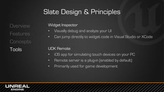 West Coast DevCon 2014: The Slate UI Framework (Part 1) - Introduction | PPT