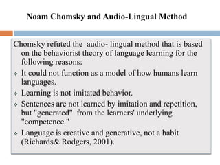 Second Language Acquisition Theories | PPTX