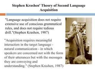 Second Language Acquisition Theories | PPTX