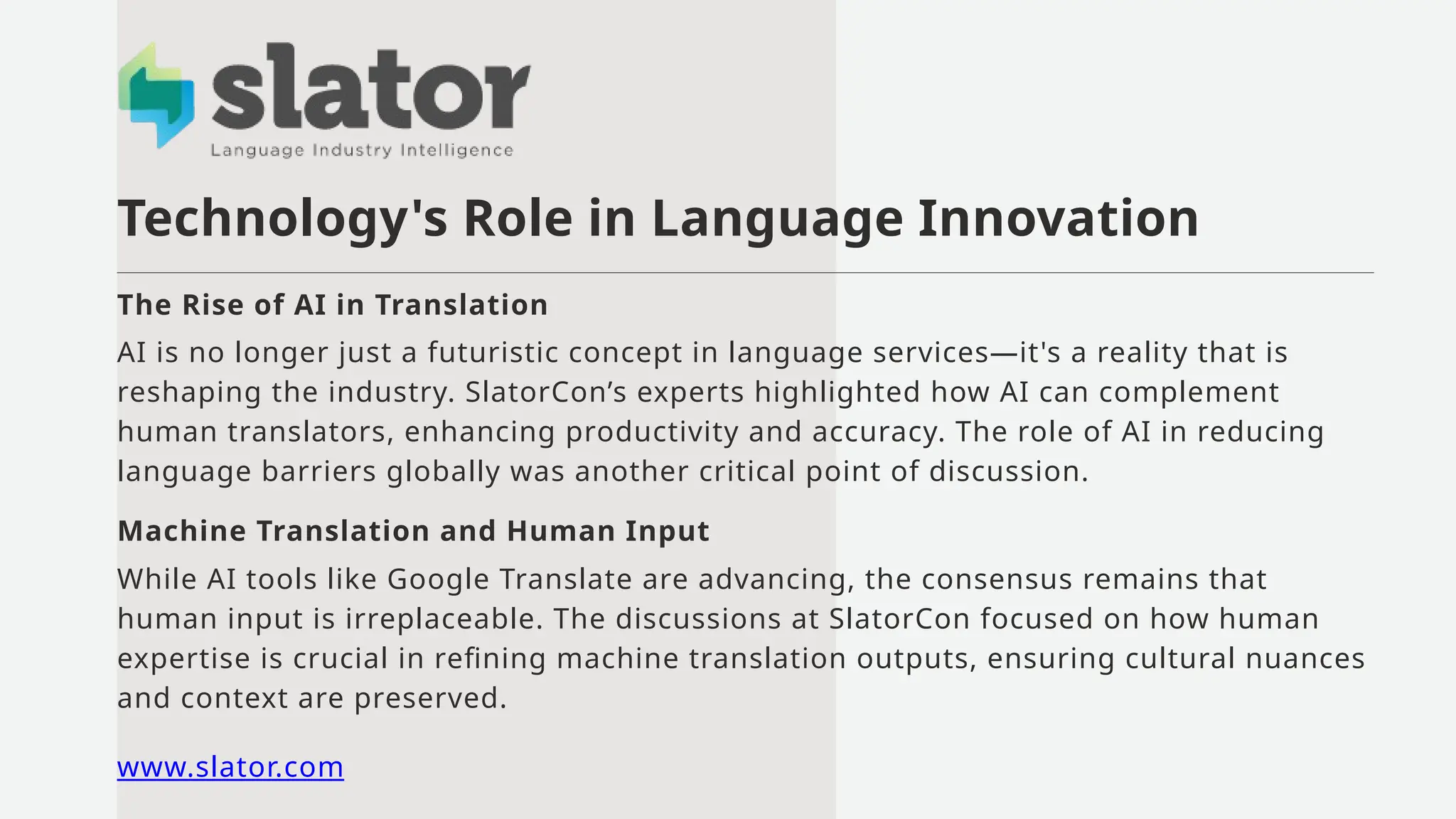 SlatorCon Silicon Valley 2024 in Pictures | PPTX