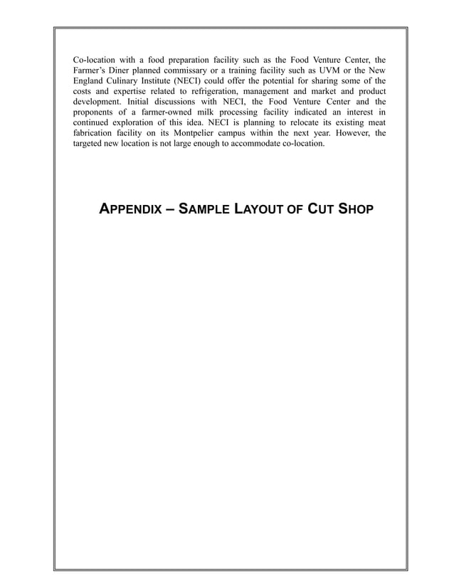 Slaughter-house feasibility report | RTF | Land and Farms | Real Estate