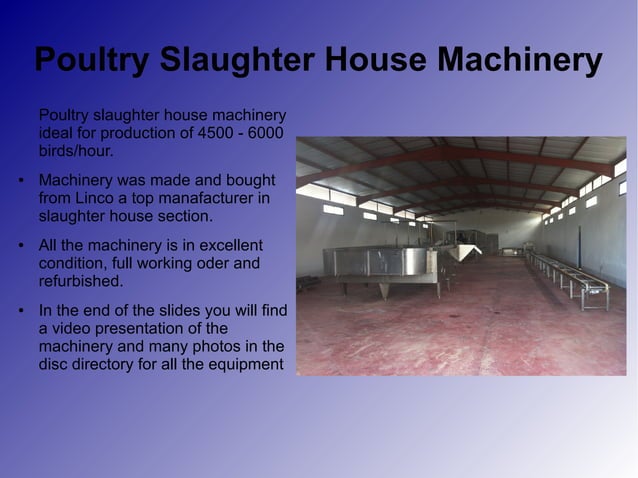 Slaughter house presentation | ODP