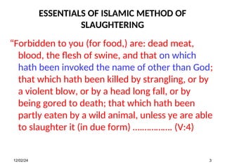 Slaughtering Methods In Different Religions And Their Explanation | PPT