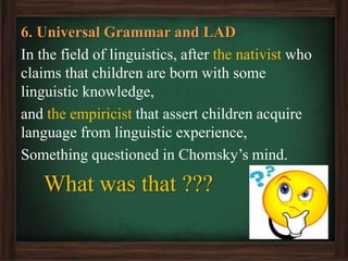 SLA and usage based theory | PPTX | Family and Relationships