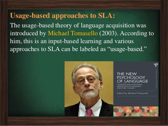 SLA and usage based theory