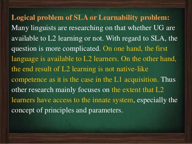 SLA and usage based theory
