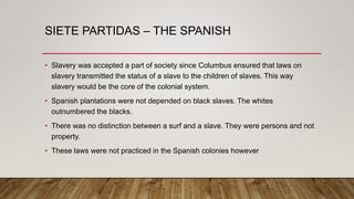 Slave codes controlling the enslaved | PPSX
