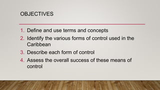 Slave codes controlling the enslaved | PPSX