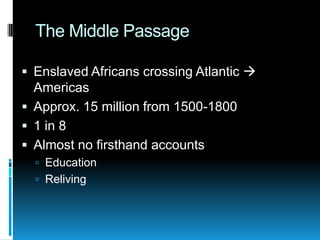 Slave Narratives | PPT