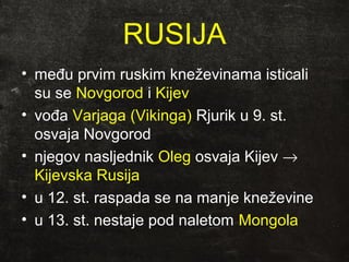 Slavenske države i rubni narodi | PPT