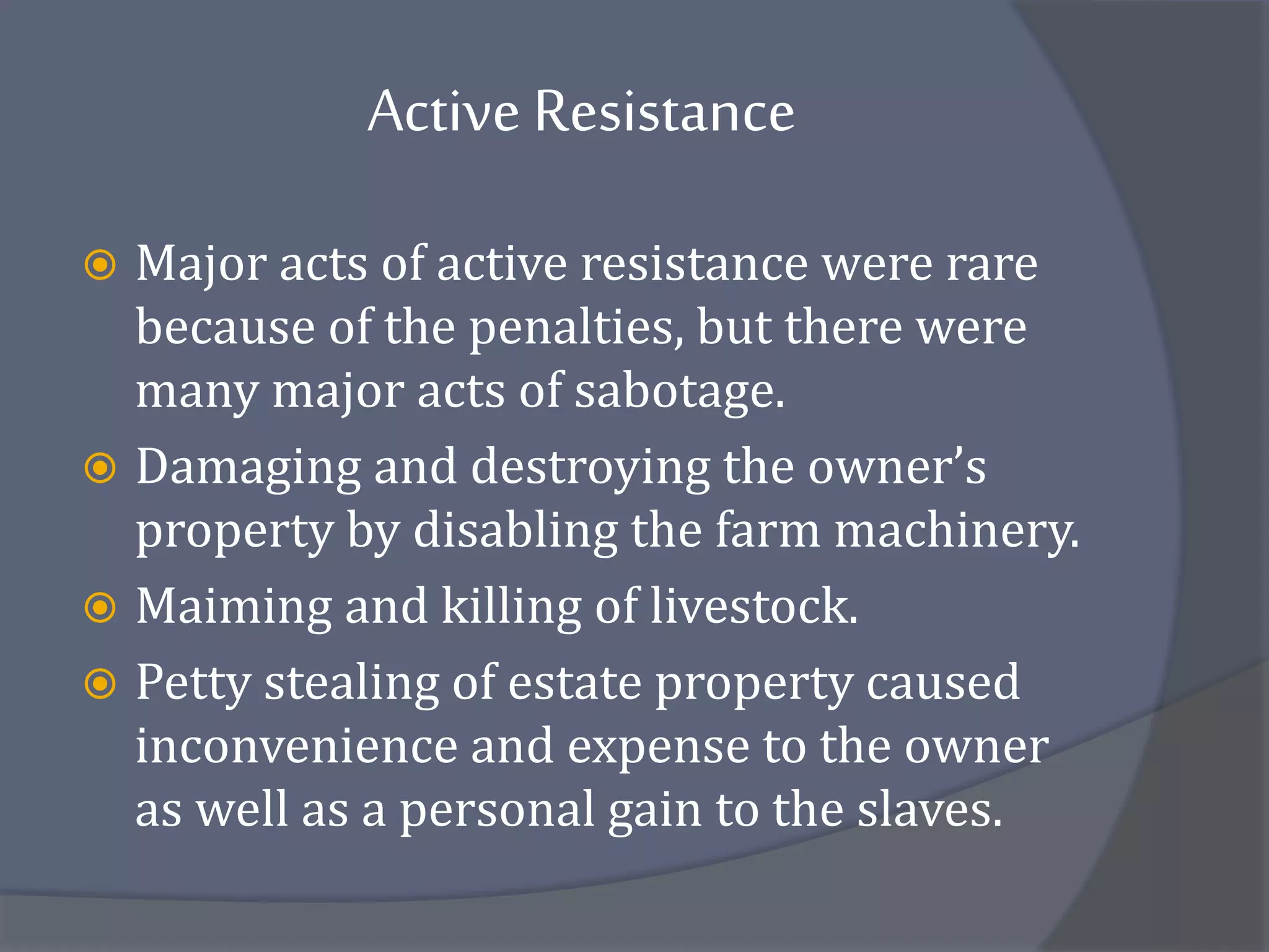 Slave resistance | PPTX