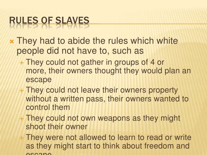 Slavery