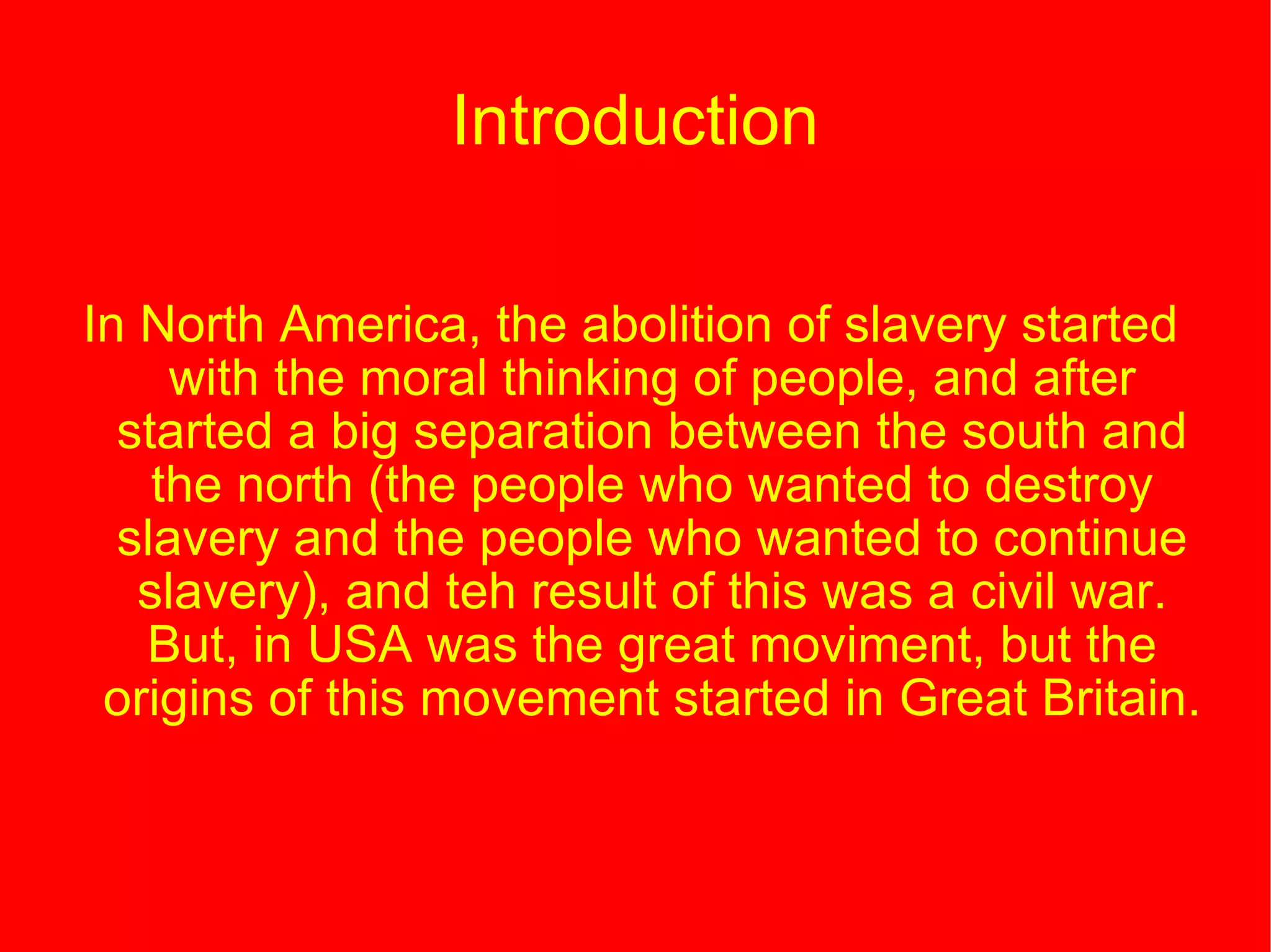 Slavery abolition | PPT