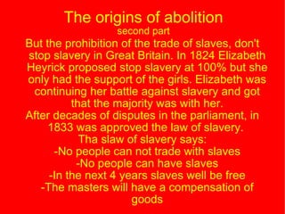 Slavery abolition | PPT