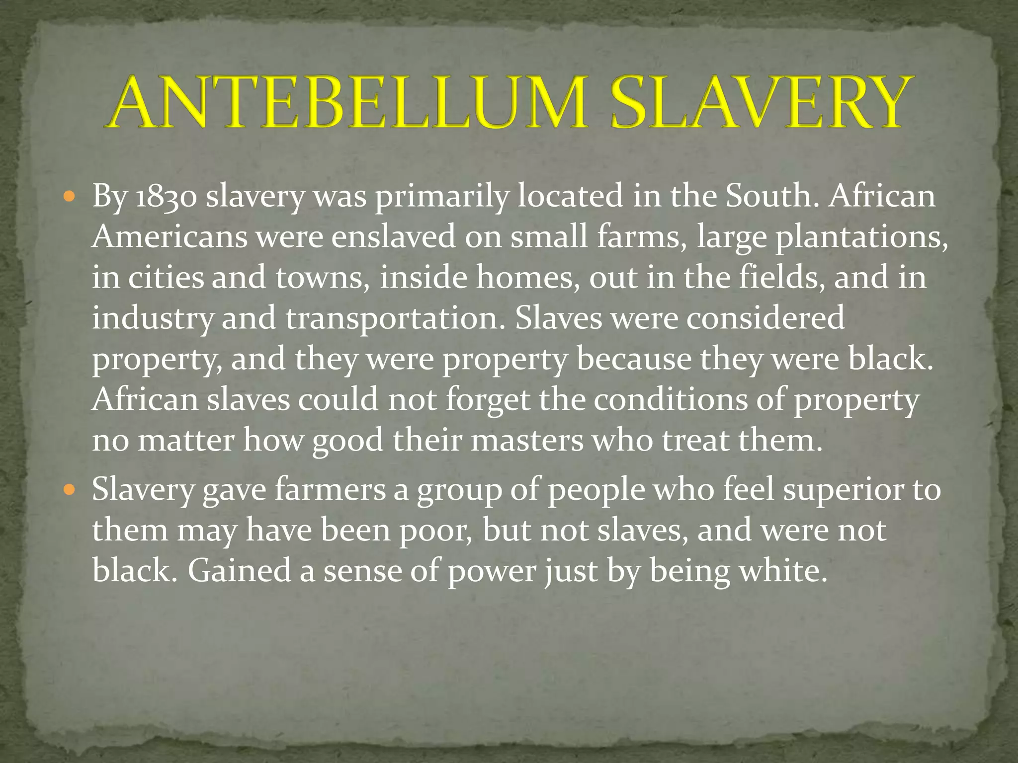 Slavery | PPT