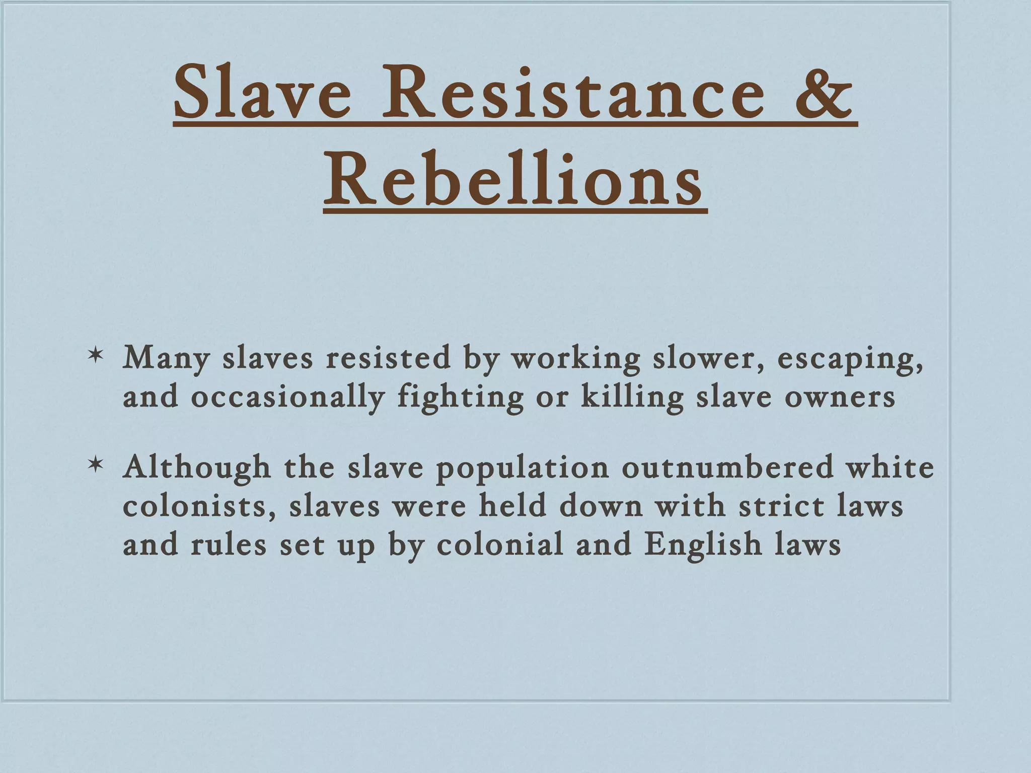 Unit 4, Lesson 6: Slavery | PPT