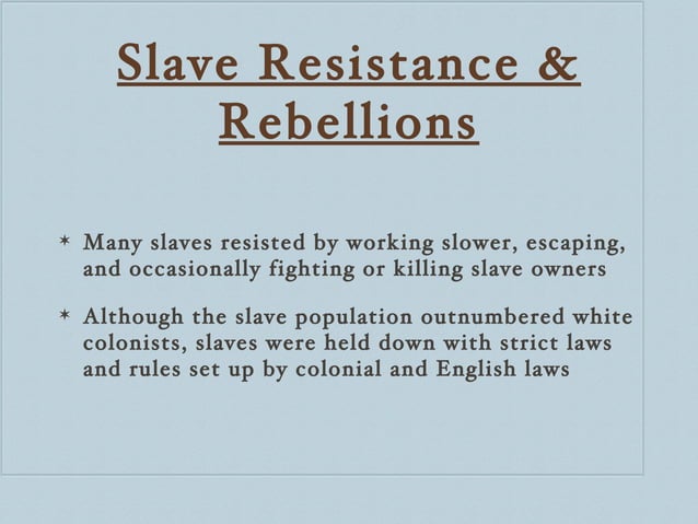 Unit 4, Lesson 6: Slavery | PPT