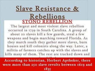 Unit 4, Lesson 6: Slavery | PPT