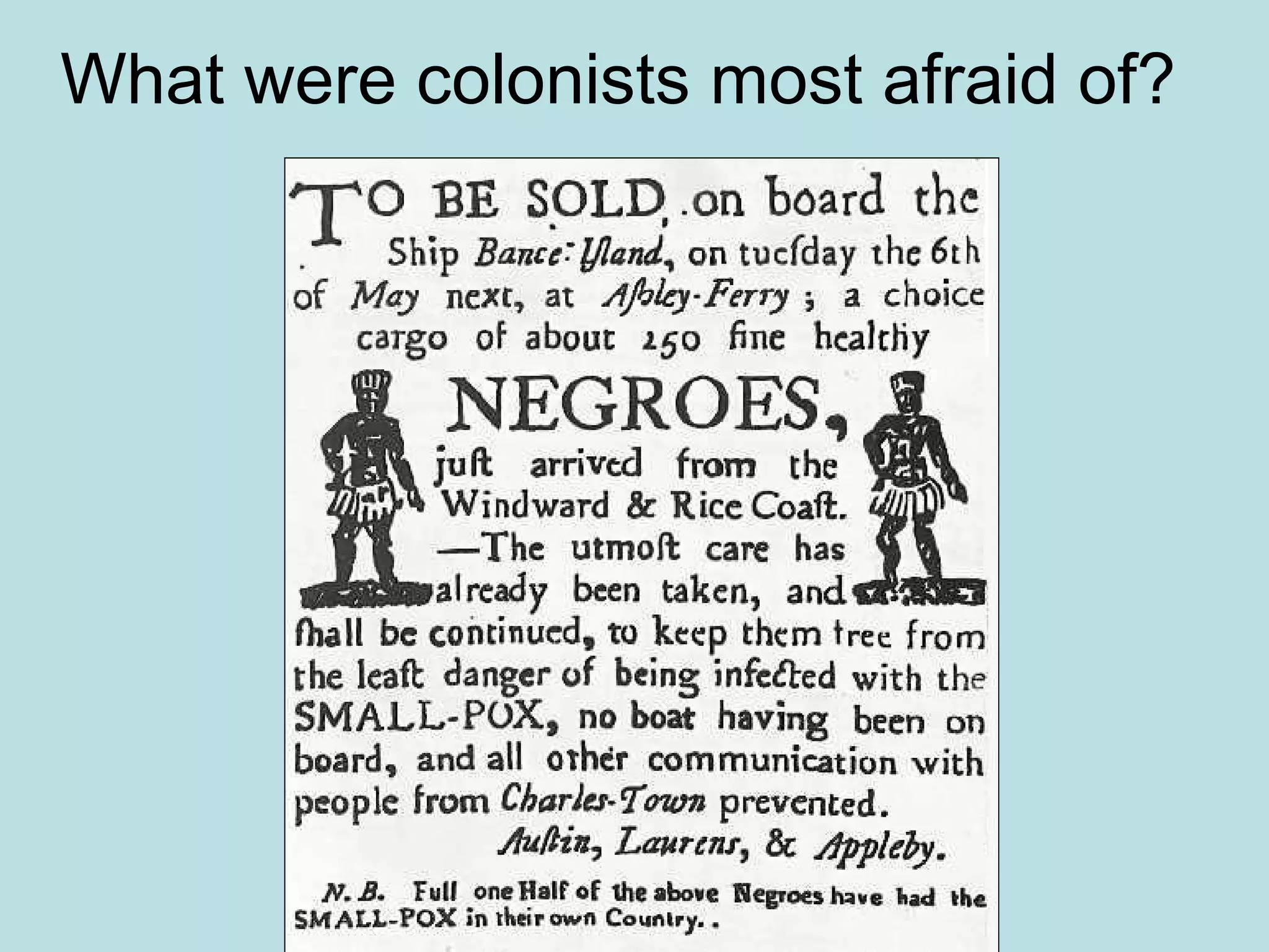 Slavery in Colonial America | PPT