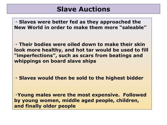 Slavery in Colonial America | PPT
