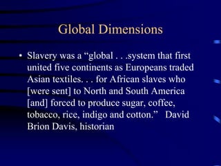 Slavery: Brief Introduction | PPT