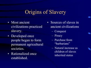 Slavery: Brief Introduction | PPT