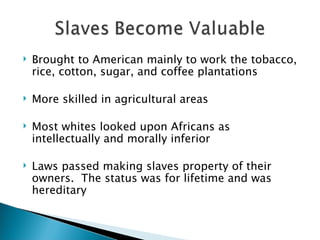 Slavery in America | PPT