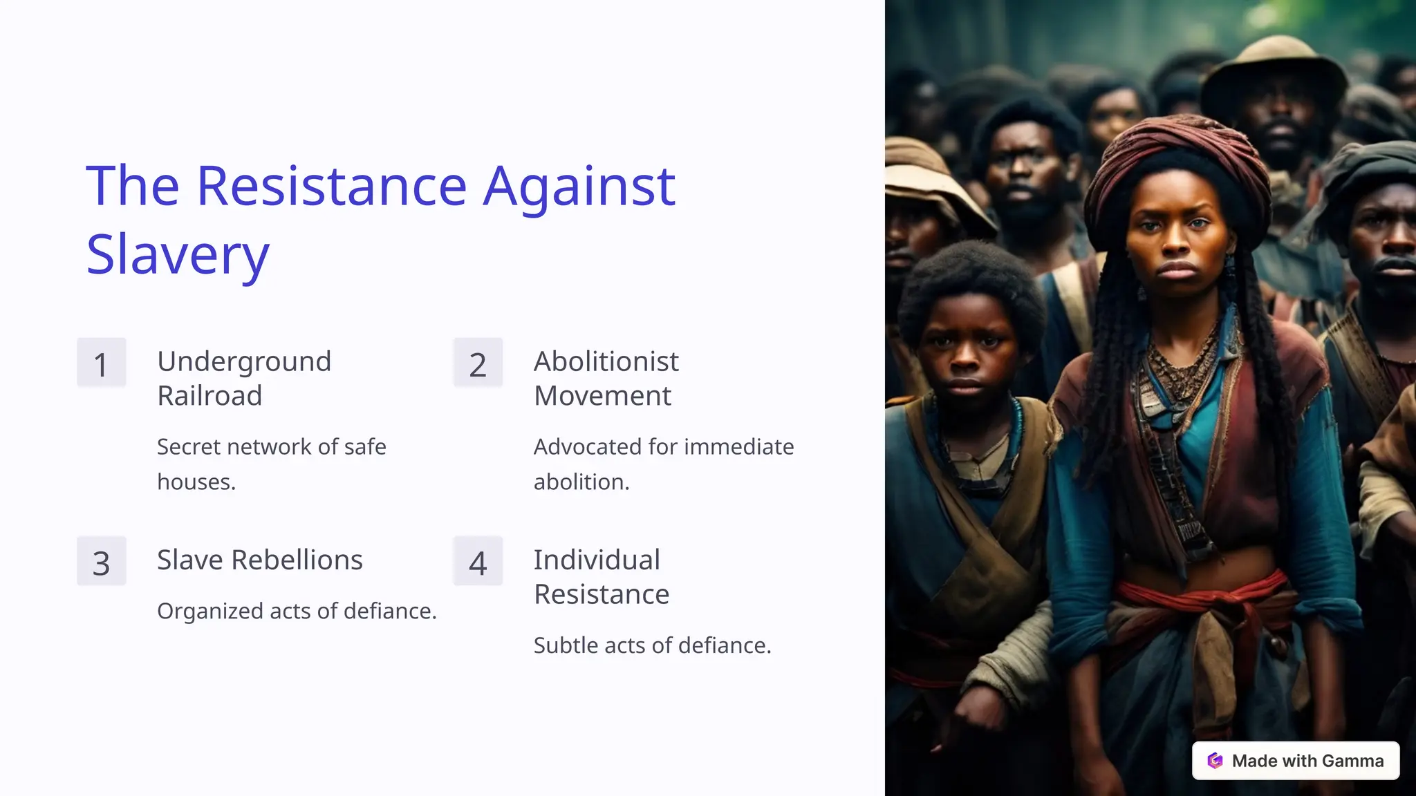 The Slavery-in-American-History and the abolitionist movement | PPT ...