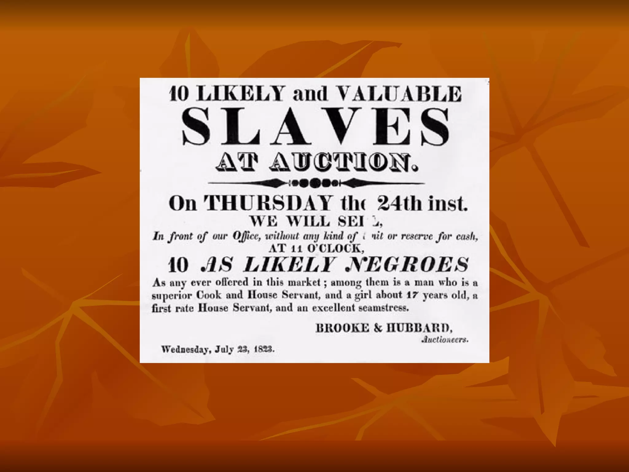 Slavery Presentation | PPT