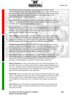 Slavery and the making of america, pbs | PDF